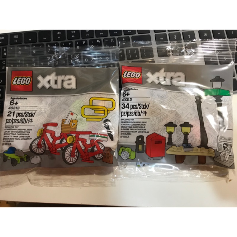 可面交 LEGO 樂高 補充包 xtra 40312 黑 路燈 40313 紅 腳踏車 light bicycle | 蝦皮購物