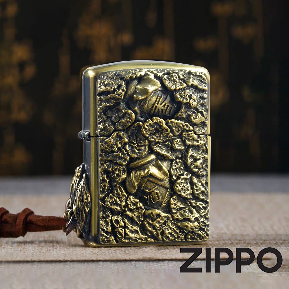 ZIPPO 酒香飄逸(加厚版)防風打火機 特別設計 官方正版 現貨 限量 禮物送禮 客製化 終身保固 | 蝦皮購物