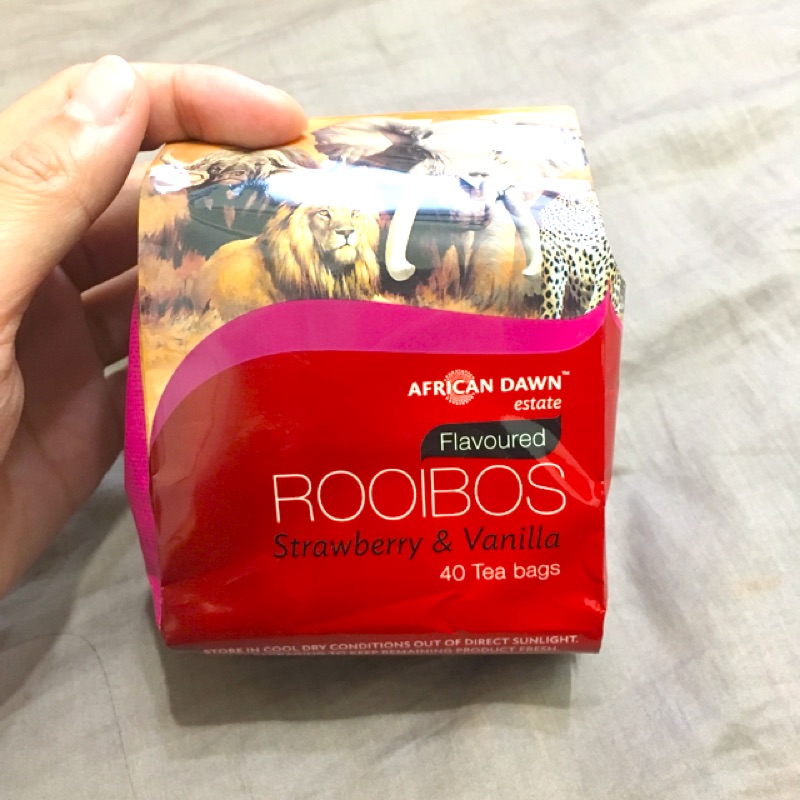 晨曦 南非茶國寶茶 草莓&香草風味100g/40小包。博士茶。African Dawn Rooibos Tea | 蝦皮購物