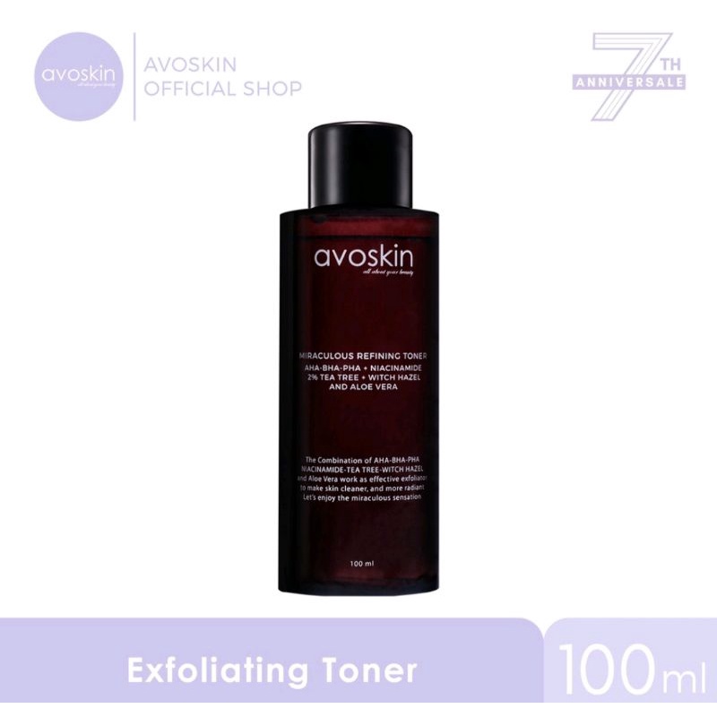 Avoskin Miraculous Refining Exfoliating Toner | 蝦皮購物