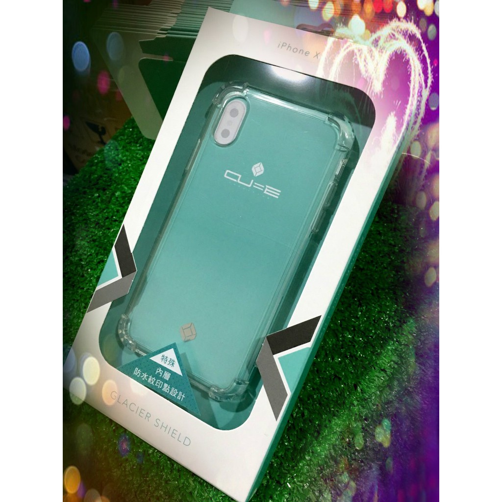 越 CUBE Apple iPhone X 10 IX 四角氣囊 防摔 背蓋 IX 冰河背蓋 全透明 | 蝦皮購物