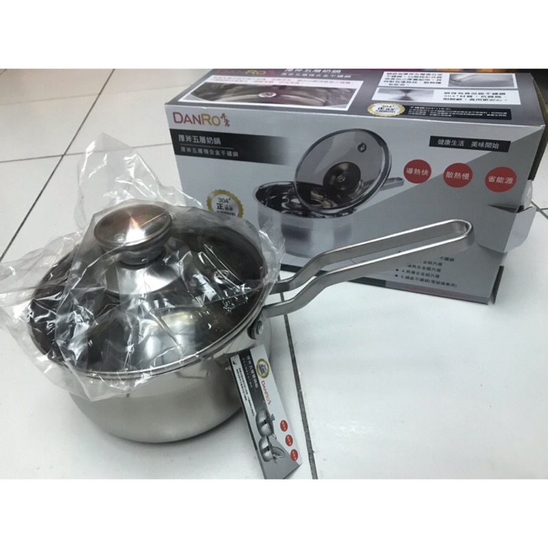 丹露厚斧五層奶鍋 S304-175（2公升、圓徑17.5cm、高10.5cm) | 蝦皮購物