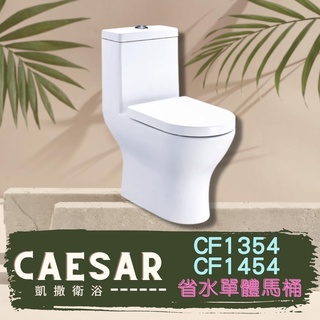 浴淋軍 』 凱撒 caesar 單體馬桶噴射漩渦虹吸式省水馬桶附緩降馬桶蓋省水標章衛浴馬桶 cf1354 - FindPrice 價格網 2023年9月 精選購物推薦