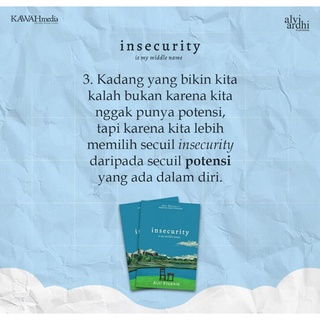 Insecurity is My Middle Name (buku novel original) | 蝦皮購物