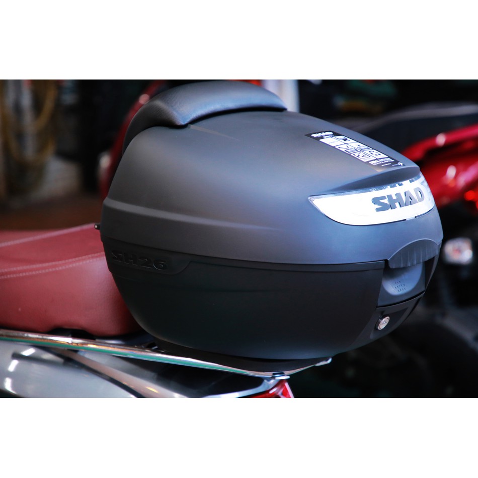 兩輪轎車 夏德 SHAD SH-26 SH26 SH 26行李箱 置物箱 後箱 漢堡箱 尾箱 26公升 夏德最小 | 蝦皮購物