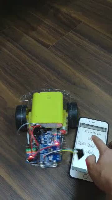 Arduino Wifi遙控車 Arduino專題arduino Arduino自走車 手機遙控車 機器人 學生專題 蝦皮購物