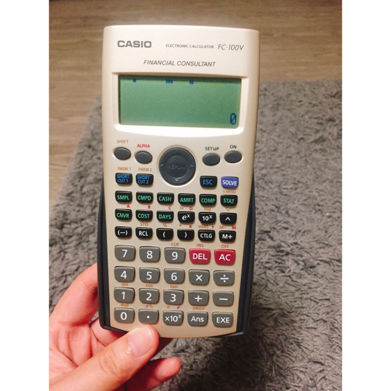安妞小館 *二手*CASIO FC100-V工程財務計算機 | 蝦皮購物