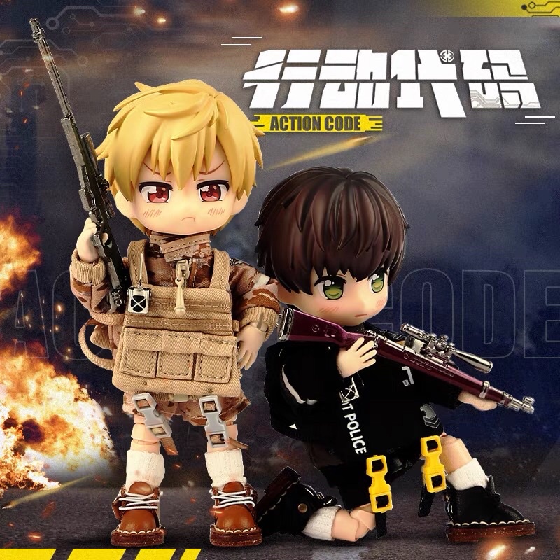 【風閣】ob11行動代碼套裝-ob11/黏土人/gcs/12分娃/娃套裝/娃衣/軍人套裝/軍裝/生存遊戲/漆彈/戰鬥裝 | 蝦皮購物