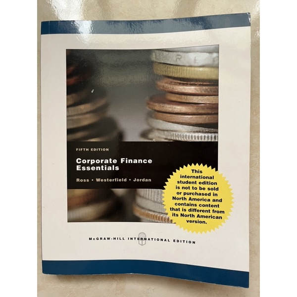 Corporate Finance Essentials (5th edition) | 蝦皮購物