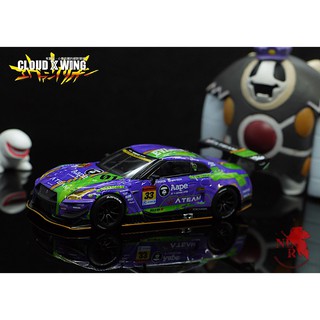 [有翼雲] 現貨 日產 GTR R35 EVANGELION 福音戰士 SUPER GT 初號機 AAPE EVA | 蝦皮購物