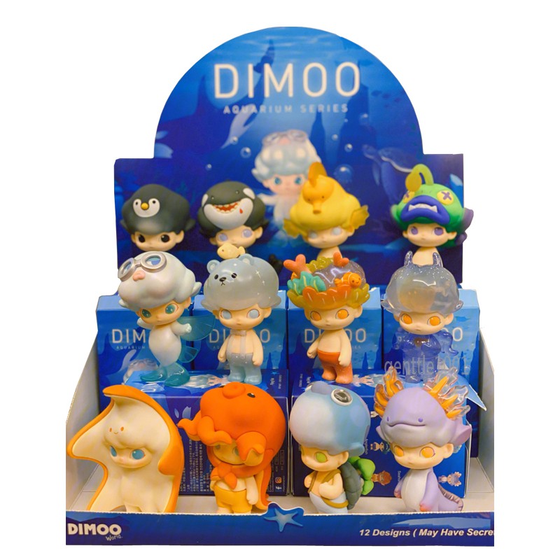 [預售]DIMOO 水族館系列盒玩 泡泡瑪特盲盒 確認款 未拆袋 北極熊 海星 飛魚 海洋生物 | 蝦皮購物