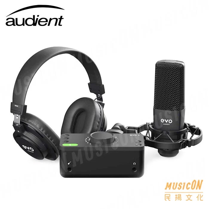 【民揚樂器】Audient EVO SRB Start Recording Bundle 錄音組 含麥克風 軟體 避震架 | 蝦皮購物