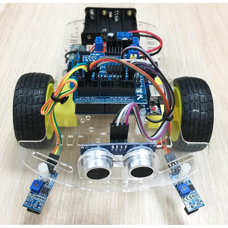 【傑森創工】arduino 智慧車完整套件 避障 循跡 藍牙控制 含arduino Uno開發板 提供範例程式 蝦皮購物