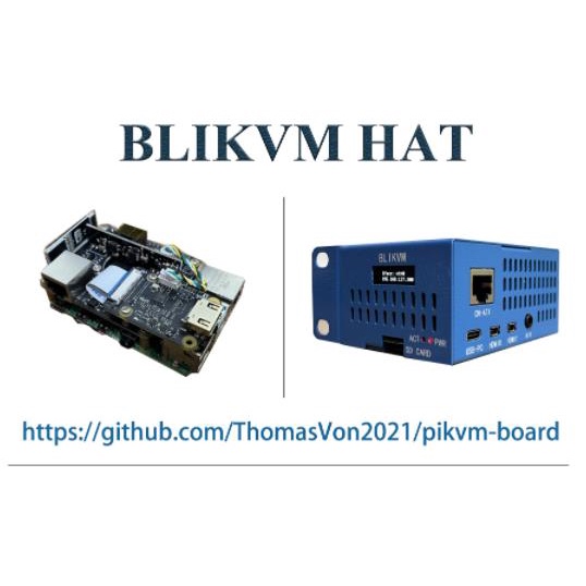 Pikvm V3 Blikvm Hat Kvm Over Ip Raspberry Pi 4b Poe Hdmi 