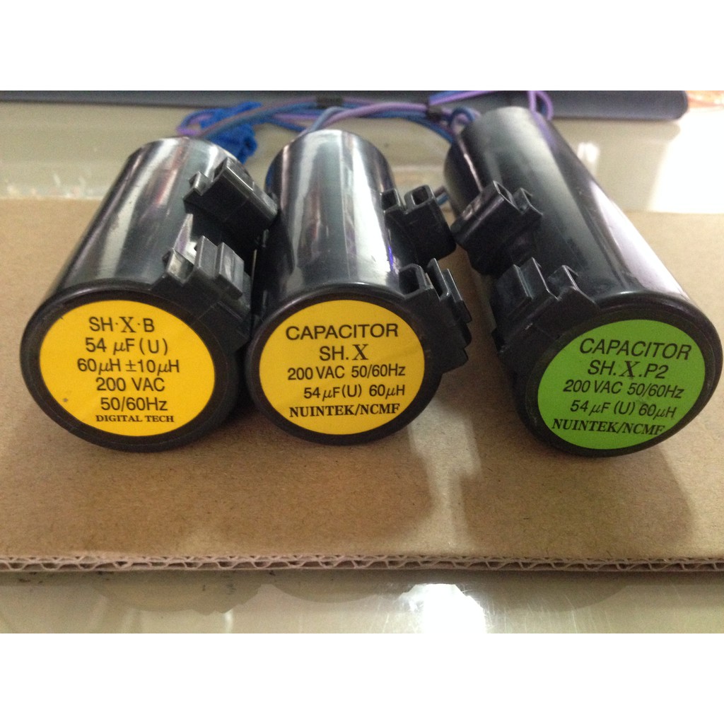 CAPACITOR SH.X .B .P2 200VAC 54uF 60uH 東元 聲寶 大同 新格 洗衣機 電容 | 蝦皮購物