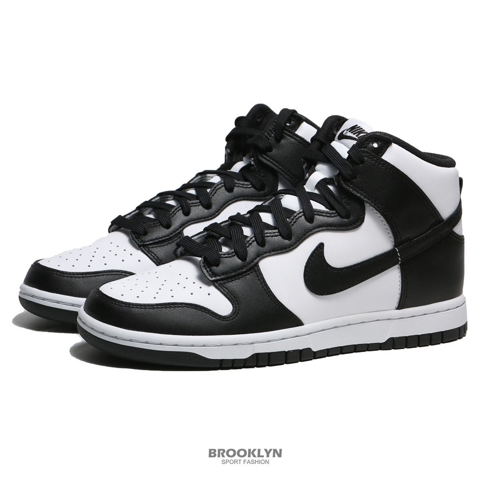 NIKE 休閒鞋 DUNK HI RETRO 黑白 高筒 熊貓配色 經典款 復刻 男 (布魯克林) DD1399-105 | 蝦皮購物