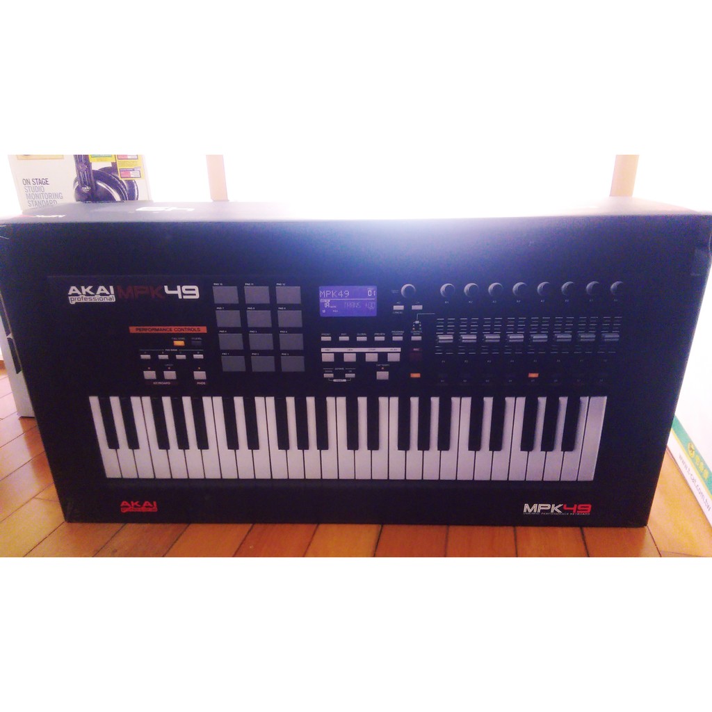 日本 AKAI MPK49 USB MIDI KEYBOARD 鍵盤 MPC MPD 編曲 LIVE免運費 可刷卡分期 | 蝦皮購物