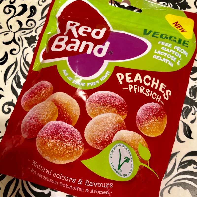 荷蘭進口 Red Band Veggie 蜜桃全素QQ軟糖 無明膠軟糖 全素軟糖 150公克 Vegan軟糖 全素QQ糖 | 蝦皮購物