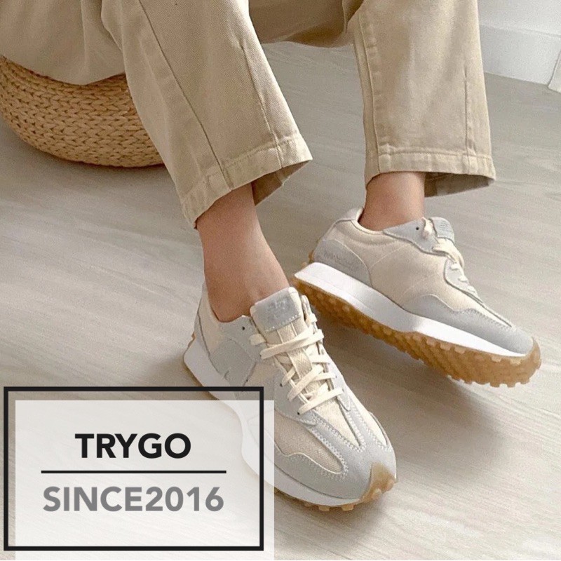 「trygo」new balance 327 米灰 奶茶色 ws327und | BeeCost