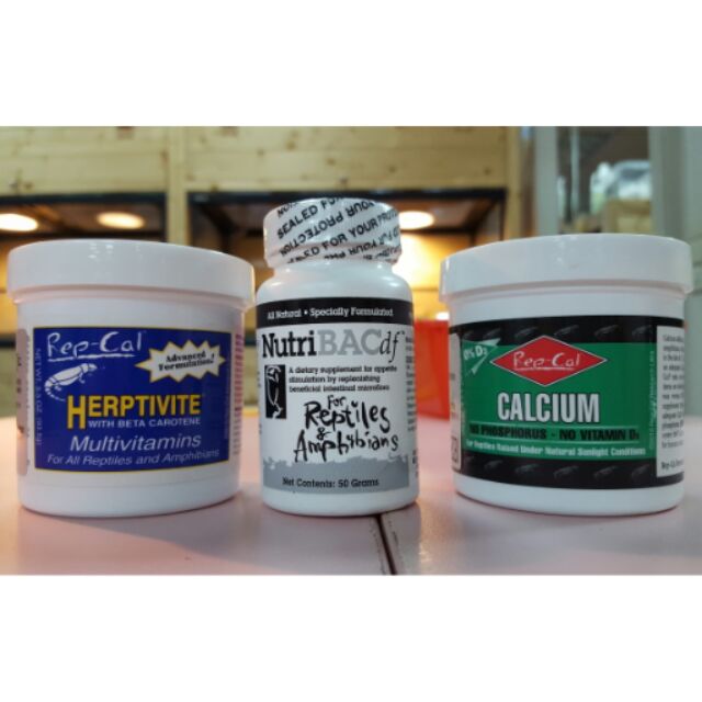Rep Cal綜合維他命+without D3鈣粉+Nutri BAC df爬蟲專用益生菌 套餐組 | 蝦皮購物