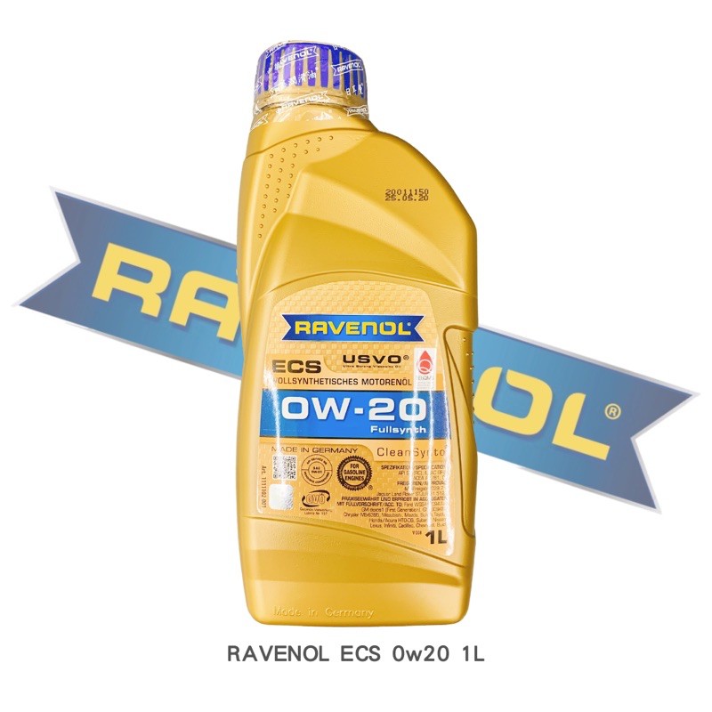 Ecs 總代理公司貨 ravenol 日耳曼 ecs 0w20 全合成機油 漢諾威 1l | BeeCost