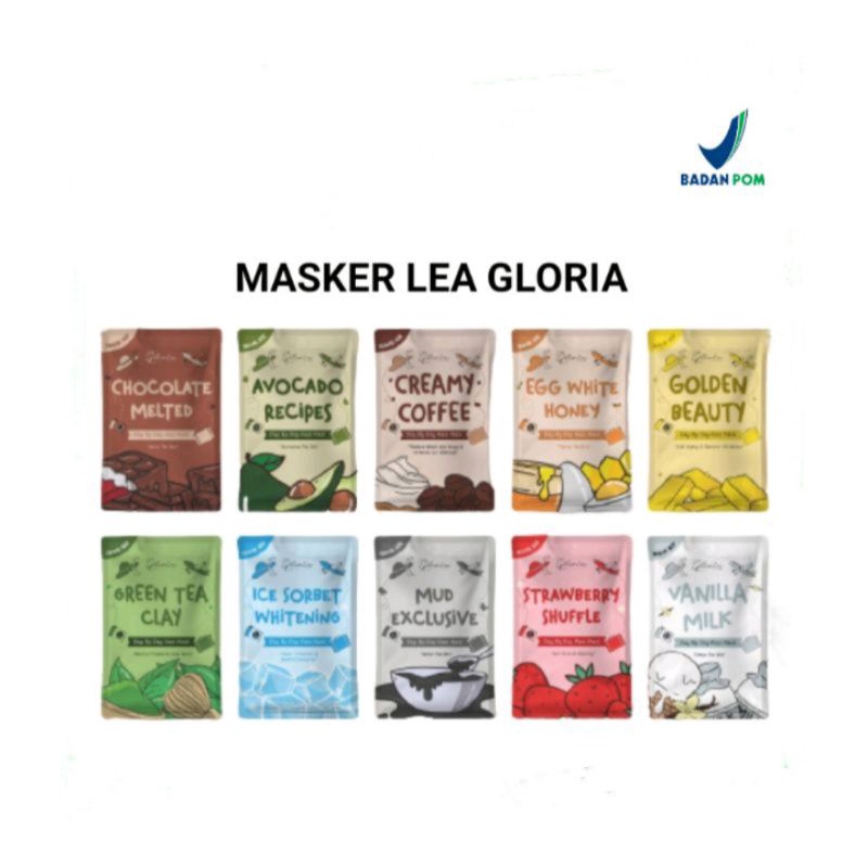 Masker Organik Lea Gloria / Face Mask 10gr | 蝦皮購物