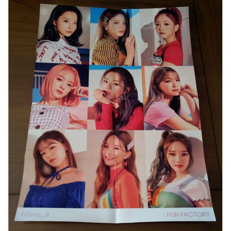 fromis_9 FUN FACTORY海報(FACTORY ver.) | 蝦皮購物
