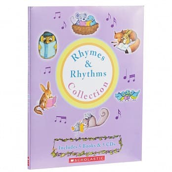 Rhymes & Rhythms Collection (5Books+5CD) 英文童謠跟唱合輯 | 蝦皮購物
