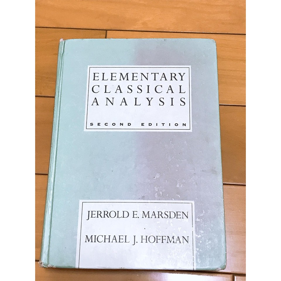 【二手書】Elementary Classical Analysis | 蝦皮購物