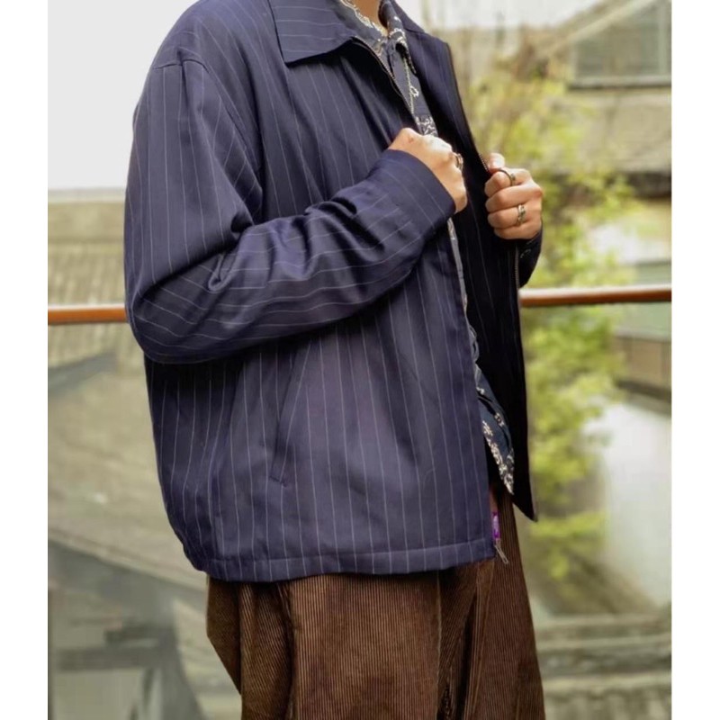 STUSSY CDG PIN STRIPED BING JACKET - www.makesocialmediasell.com