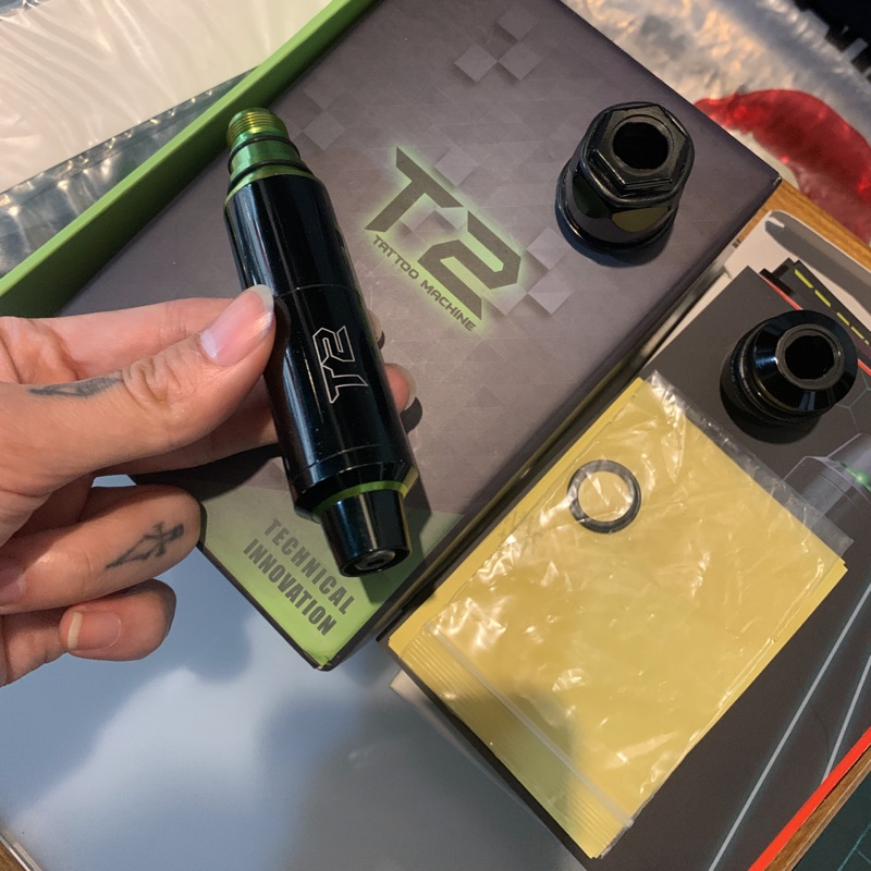 T2 刺青機 馬達機 紋身機 黑綠 筆型機 | 蝦皮購物