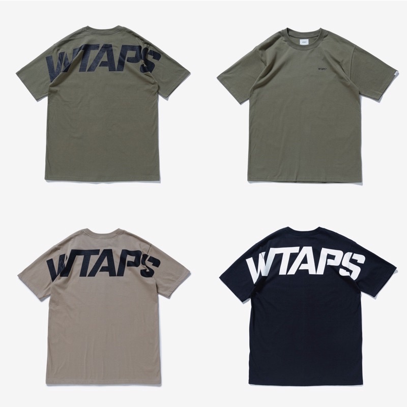 現貨 WTAPS STENCIL TEE 黑 卡其 軍綠 | 蝦皮購物
