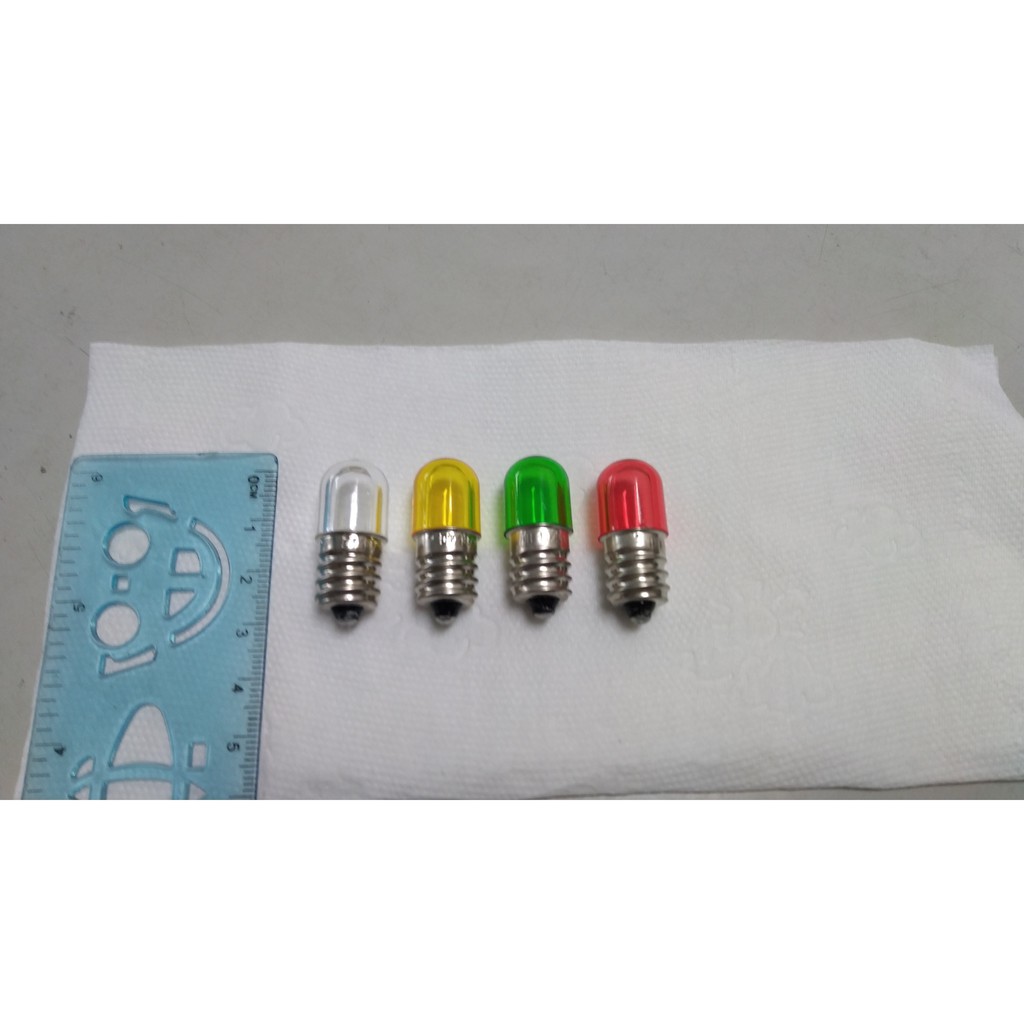寶新照明 含稅價 LED E12 T12 18V 紅 黃 綠 白 指示燈泡 | 蝦皮購物