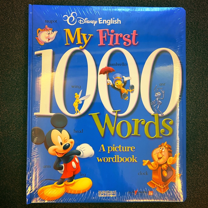 [全新]Kidsread 迪士尼 Disney My First 1000 Words 迪士尼英文點讀圖典 酪梨壽司 | 蝦皮購物