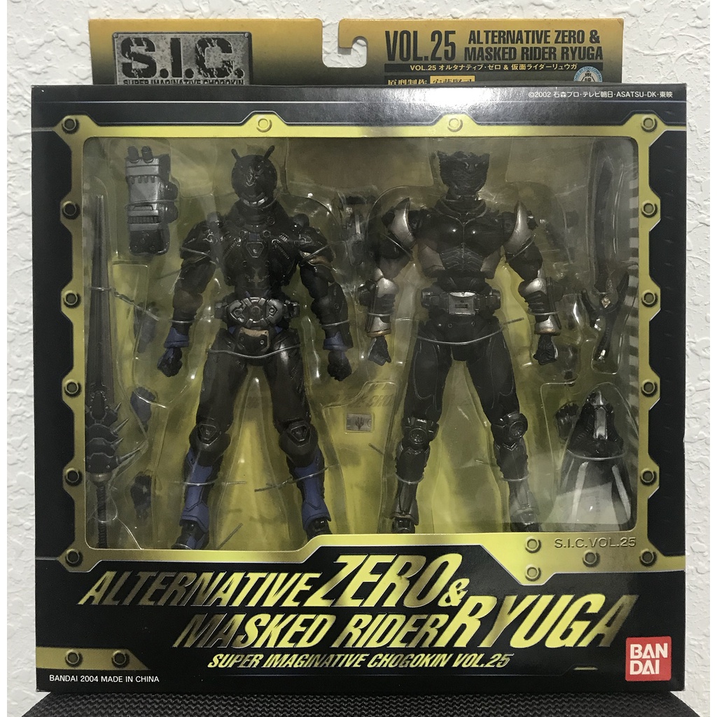全新未拆 亞版 S.I.C SIC 25 假面騎士 龍騎 黑龍牙+擬態騎士 | 蝦皮購物
