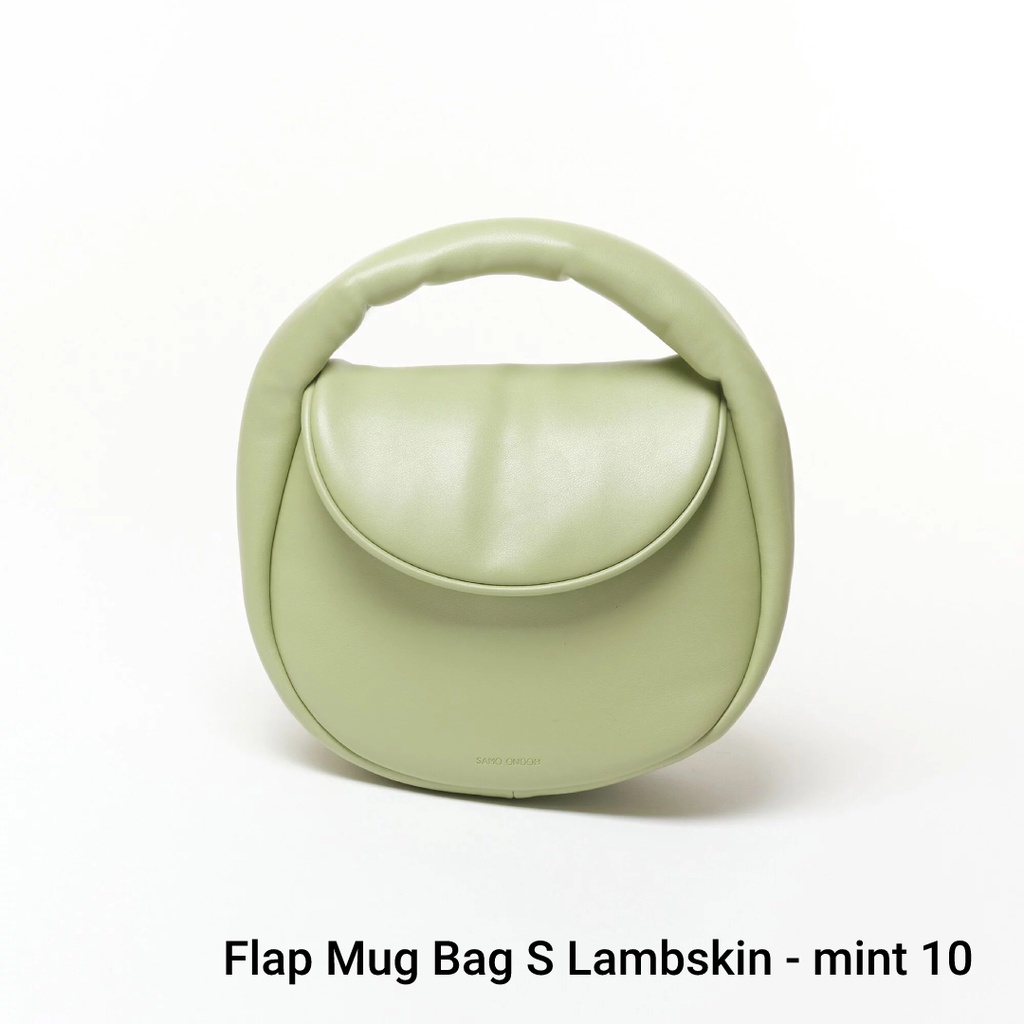 【SAMO ONDOH】Flap Mug Bag S Lambskin-mint 10 台灣唯一正版代理 現貨 韓國包包 | 蝦皮購物