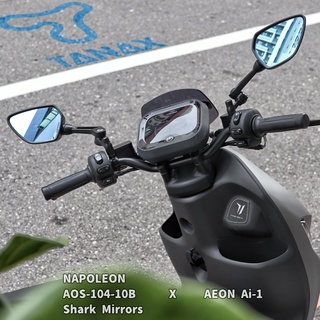 【趴趴騎士】TANAX AOS-104-10B 防眩光學藍鏡後照鏡 (10mm | 蝦皮購物