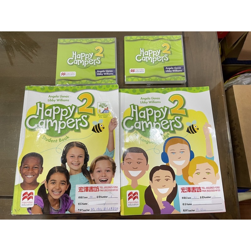 Happy Campers Student Book 2/Language Lodge (Workbook) 2 /CD | 蝦皮購物