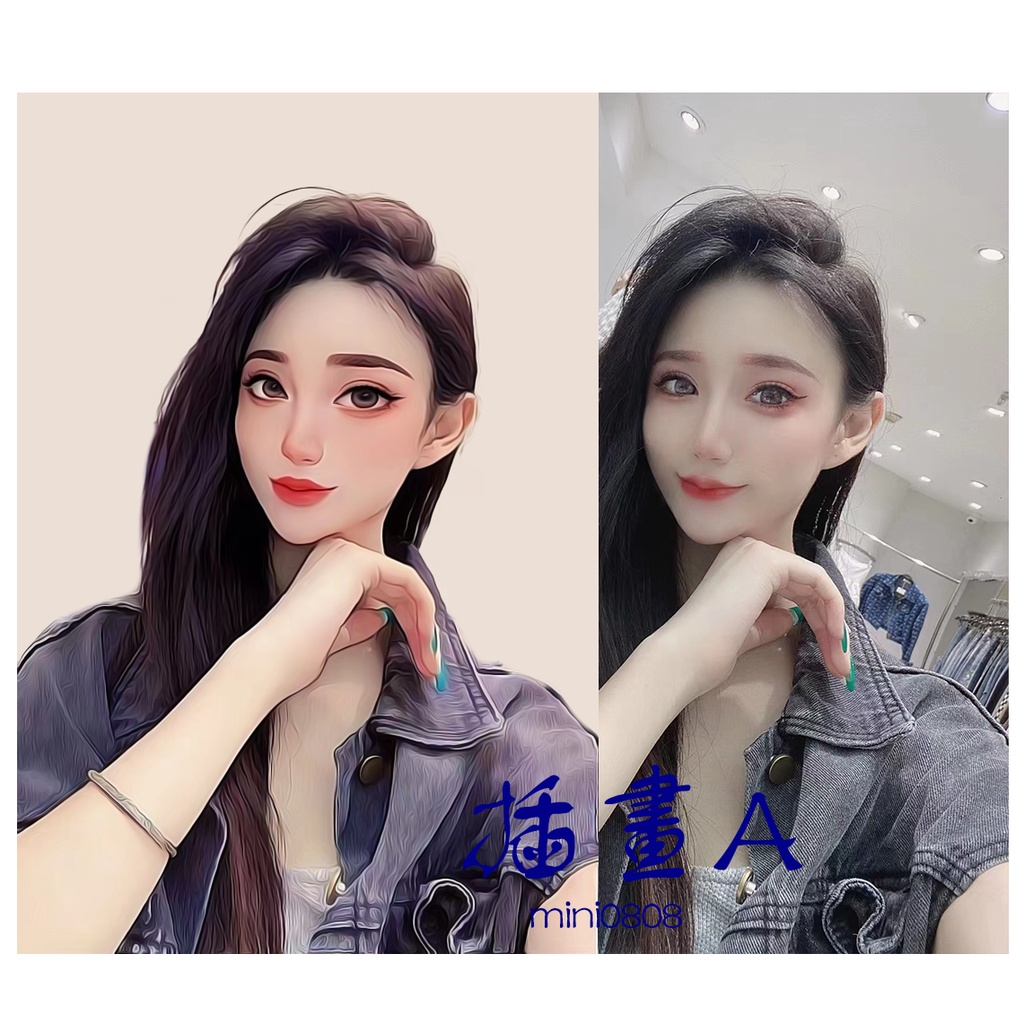 【可接急單】漫畫頭像 手繪 似顏繪 情侶插畫 Q版卡通頭像 客製化手機殼 生日禮物 情侶禮物 真人照片設計油畫 | 蝦皮購物