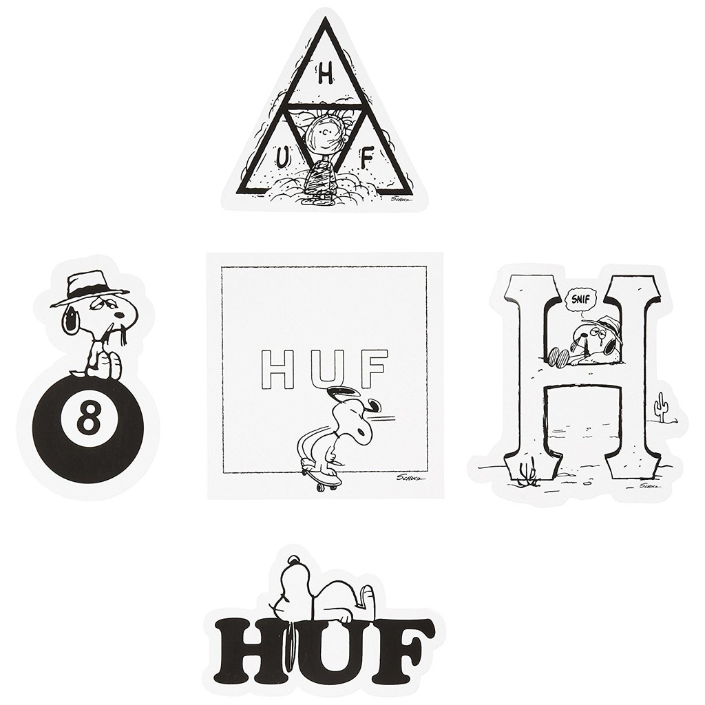 HUF X PEANUTS STICKER PACK 貼紙【AC64009】【A-KAY0】 | 蝦皮購物