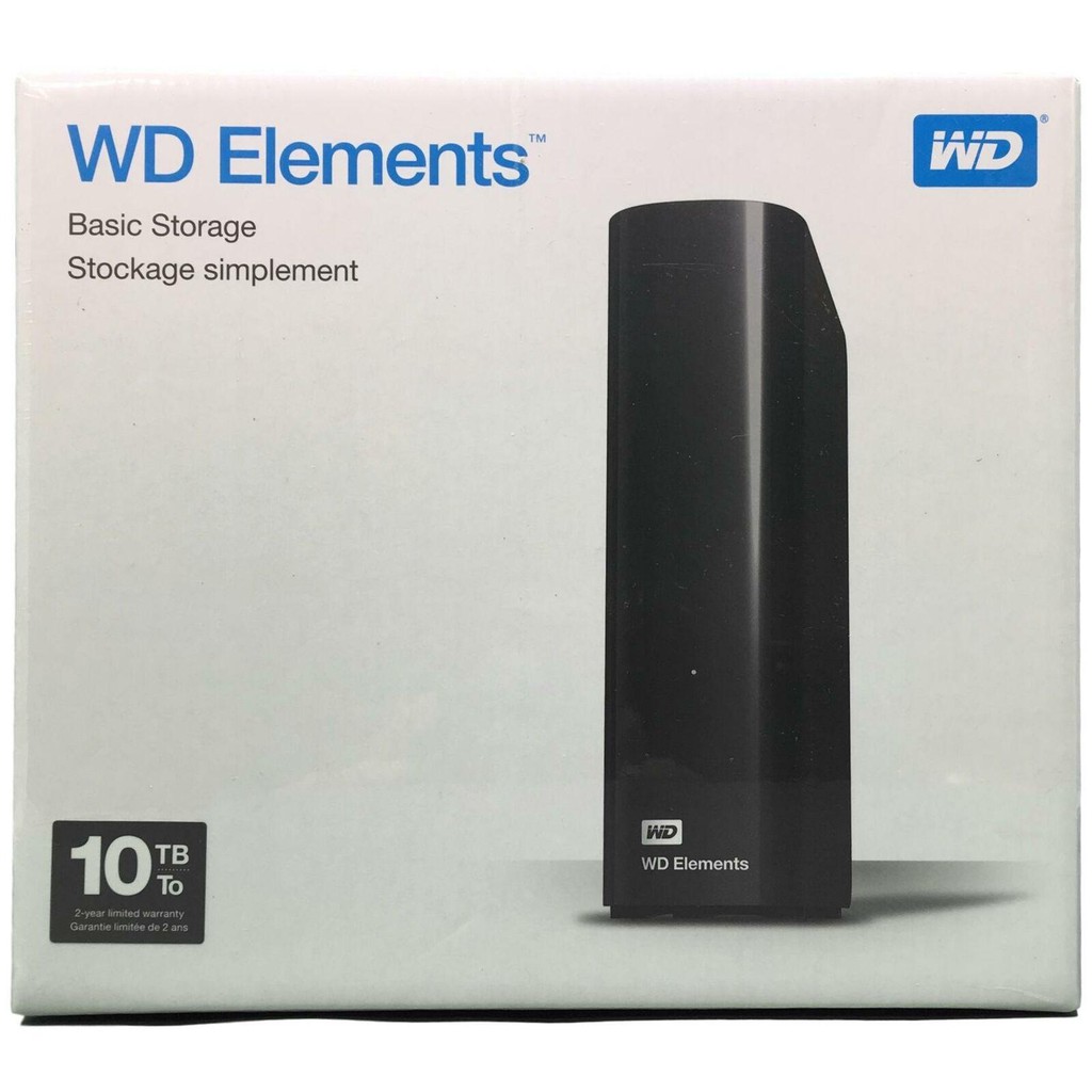 開發票2年保固威騰WD Elements 10TB 3.5吋USB3.0行動硬碟支援MAC隨身硬碟外接硬碟非MyBook | 蝦皮購物