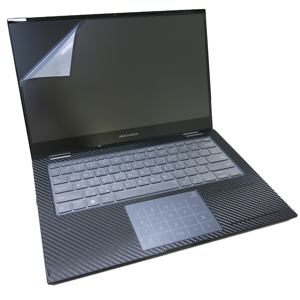 【Ezstick】ASUS Vivobook Go 14 Flip TP1400 靜電式 螢幕貼 (可選鏡面或霧面) | 蝦皮購物
