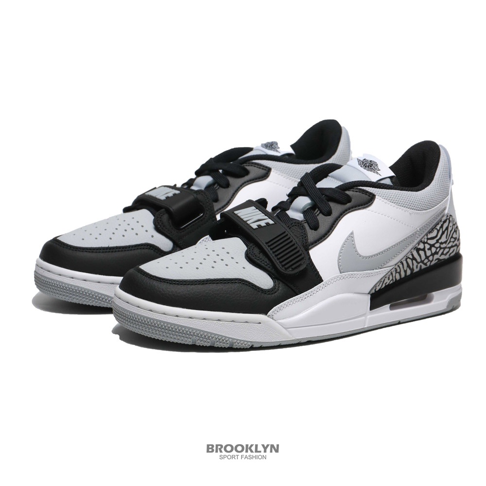 NIKE 休閒鞋 JORDAN LEGACY 312 LOW 爆裂紋 黑灰白 男 CD7069-105 | 蝦皮購物