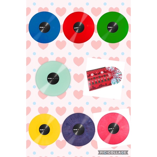 （MTDJ)各色SERATO訊號片，紅，藍，黃，綠，紫夜光，粉紅，聖誕節特別款 | 蝦皮購物