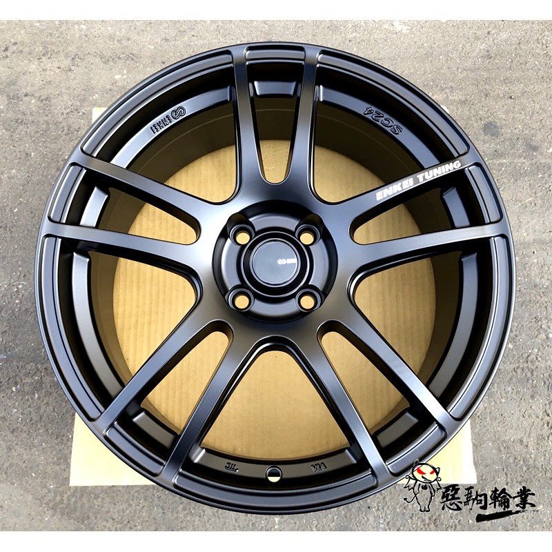 ENKEI SC24 17吋鋁圈 平光黑 4孔100 108 4孔114.3 5孔100 5孔108 112 114.3 | 蝦皮購物