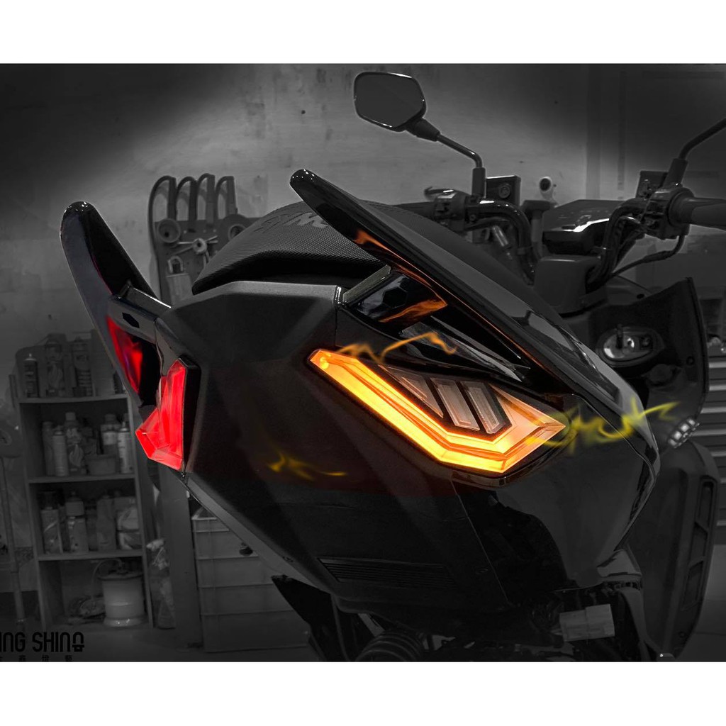 機因改造 金鑫 DRG 炫彩 幻影尾燈 LED 導光 尾燈組 日行燈 煞車燈 方向燈 炫彩 呼吸 幻影尾燈模組 | 蝦皮購物