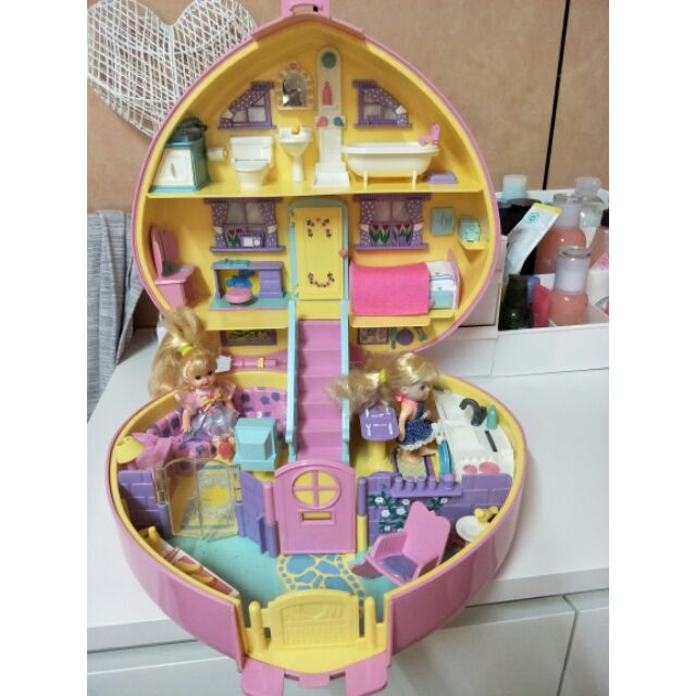 售出》huge Polly Pocket Lucy Locket Playset 1992 口袋芭比 蝦皮購物