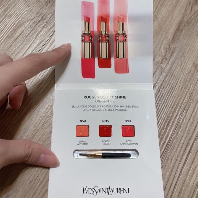 全新 Ysl 情挑誘光水唇膏 迷你唇卡 | 蝦皮購物