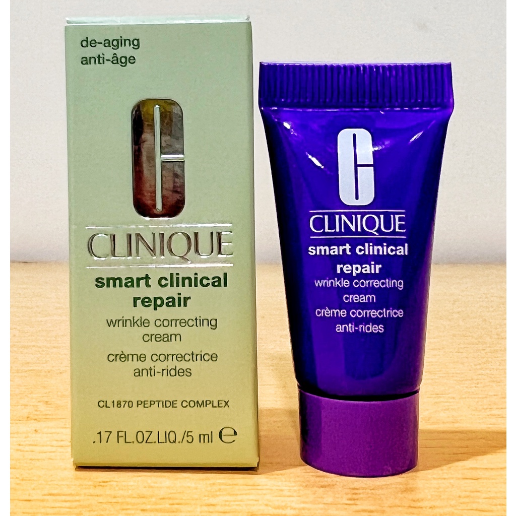 倩碧 Clinique 天才激光超緊緻活膚霜 5ml 專櫃中文標籤 乳霜 抗老 胜肽 清爽 蝦皮購物