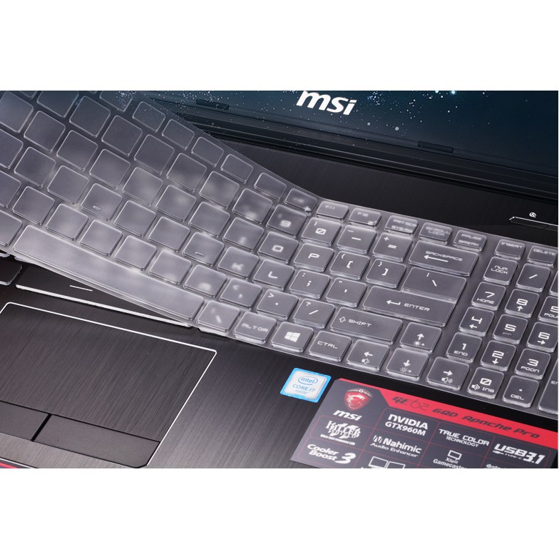 微星 MSI GS73 鍵盤膜 MS-1791 筆電鍵盤保護膜 GS73VR 7RG GS73VR 6RF 樂源3C | 蝦皮購物